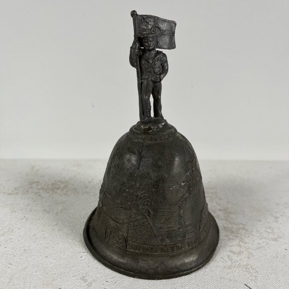 Germany | Art | Rare Vintage German Bell Battle Scene W Soldiers 55 ...